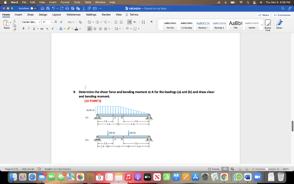 Solved 2 Word File Edit AutoSave OFF View Insert Format | Chegg.com
