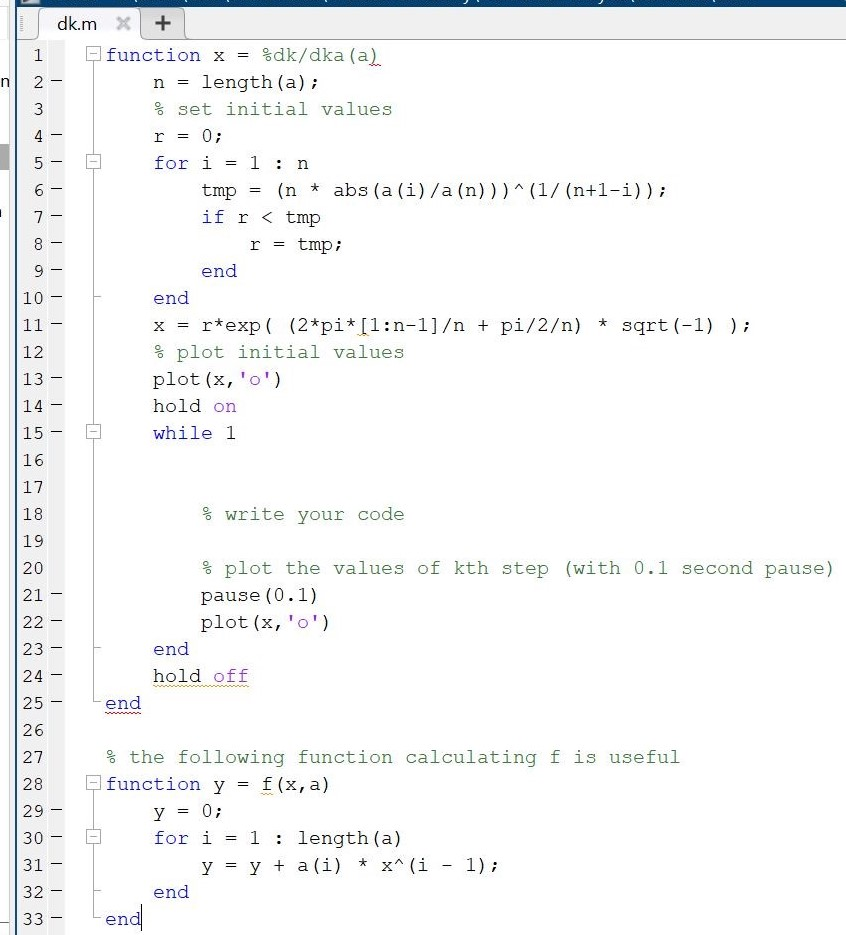 Please continue making a MATLAB code | Chegg.com