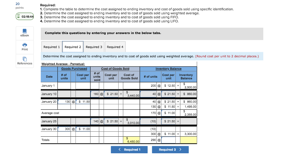 Solved Check my work View previous attempt Required | Chegg.com