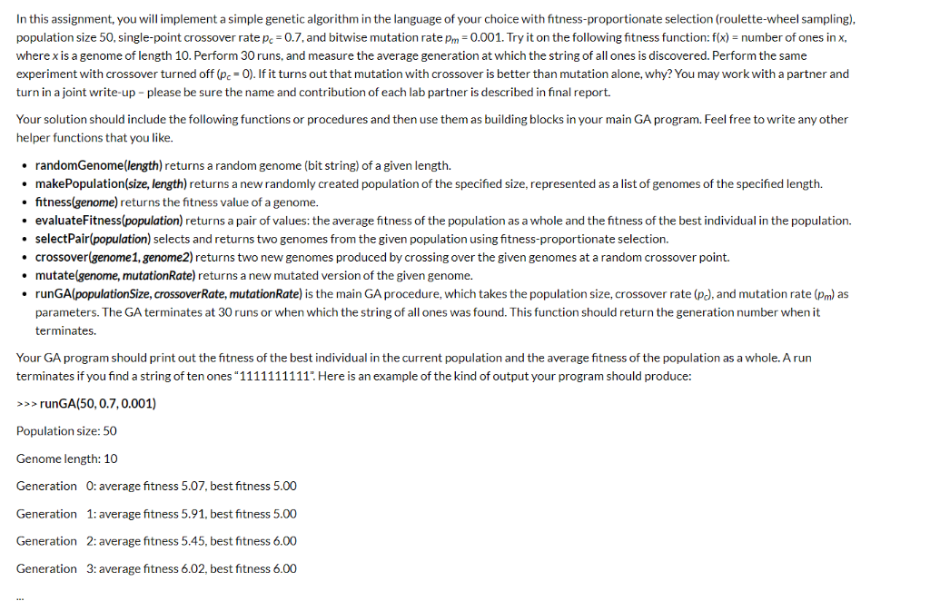 In this assignment, you will implement a simple | Chegg.com