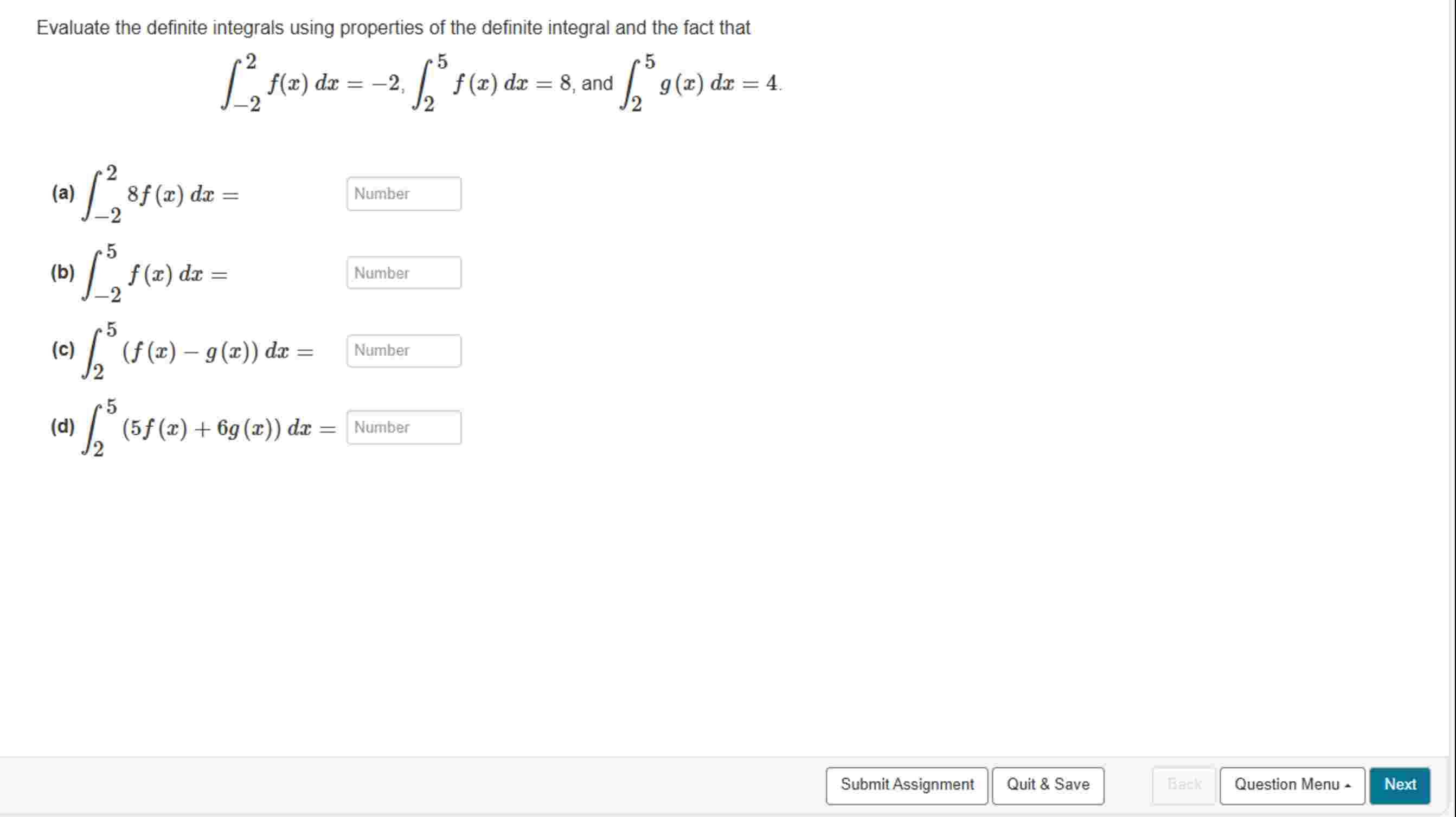 Solved Evaluate the definite integrals using properties of | Chegg.com