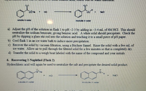Solved 1. (4pts) Which compound entered the aqueous layer | Chegg.com