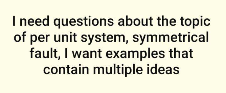 Solved I need questions about the topic of per unit system, | Chegg.com
