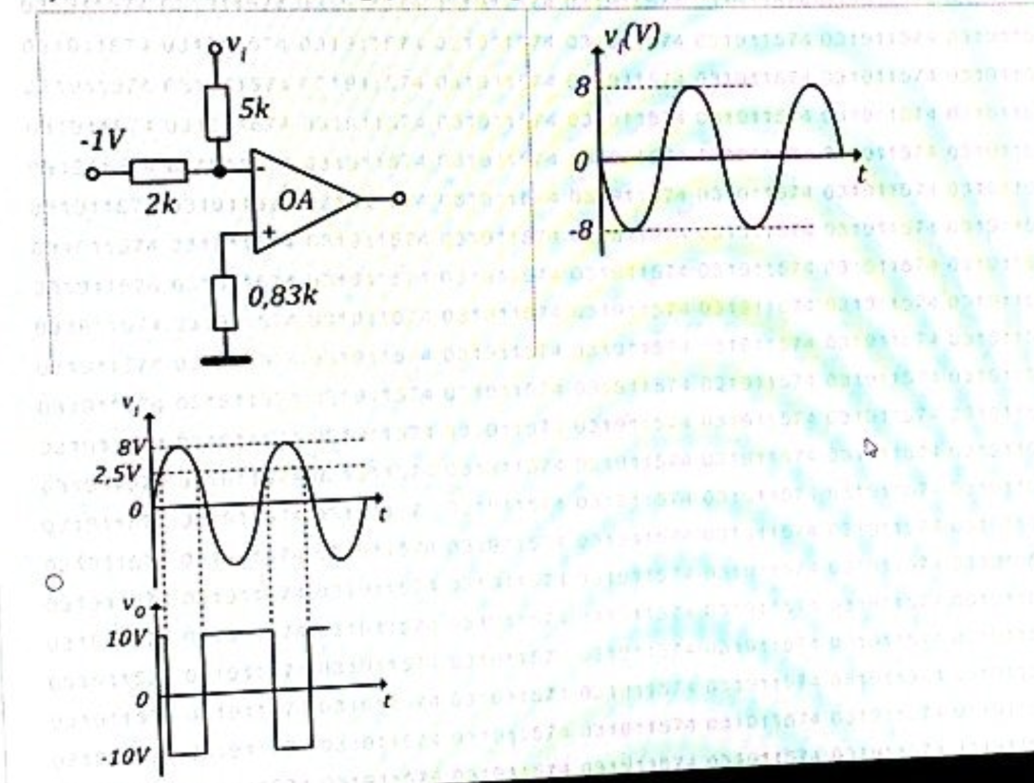Solved In the circuit shown below, given that Voh= 10V and | Chegg.com