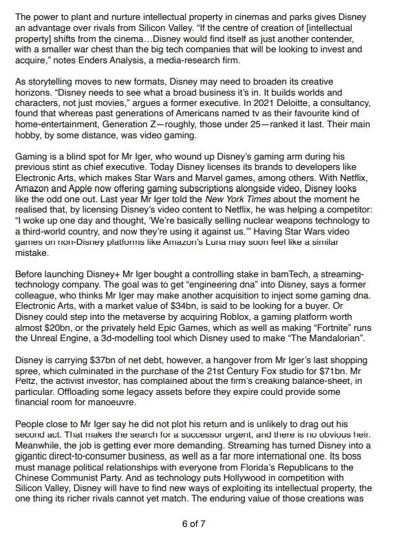 Solved What are some of Disney’s resources & | Chegg.com