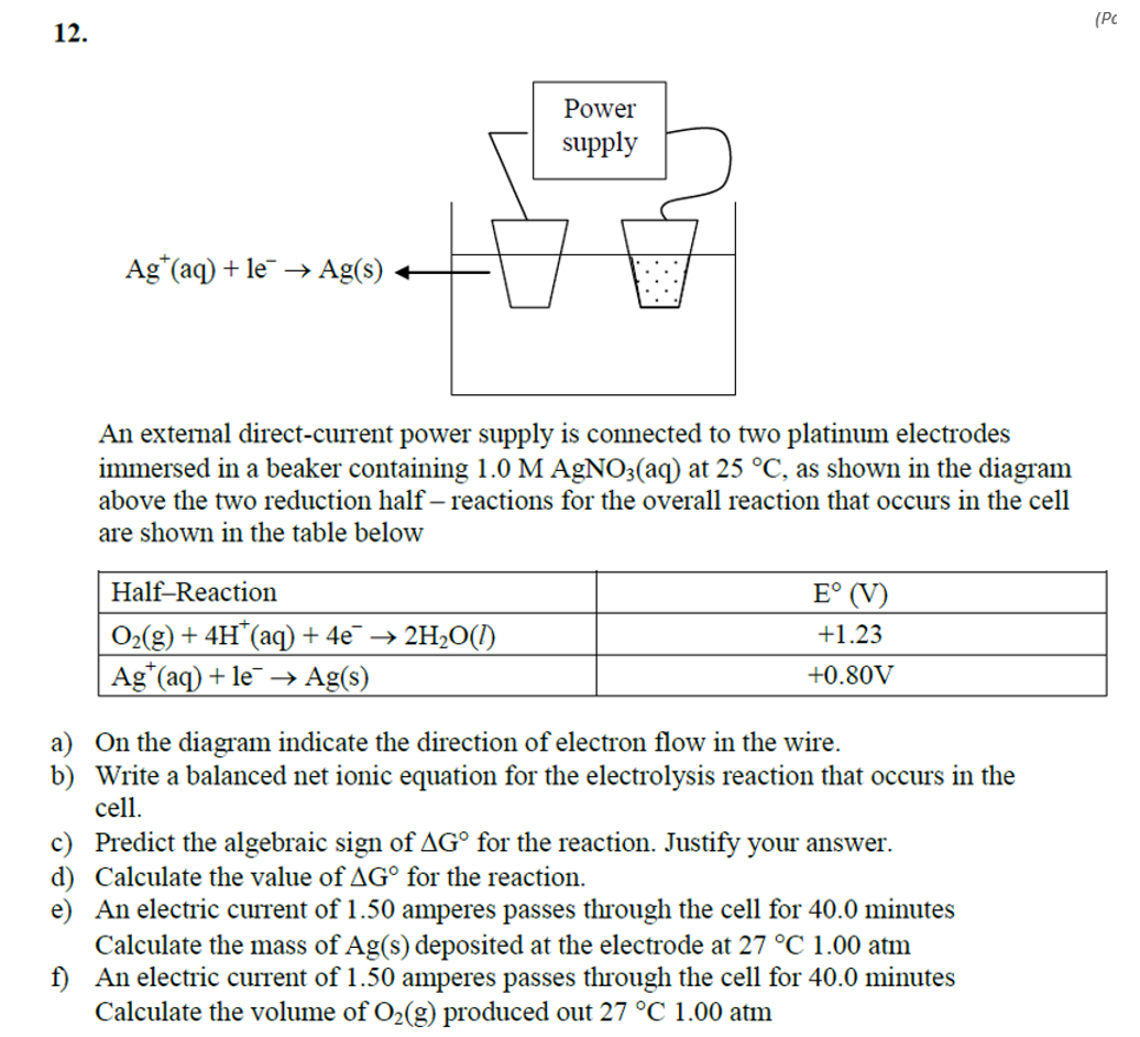 Solved An external direct-current power supply is connected | Chegg.com