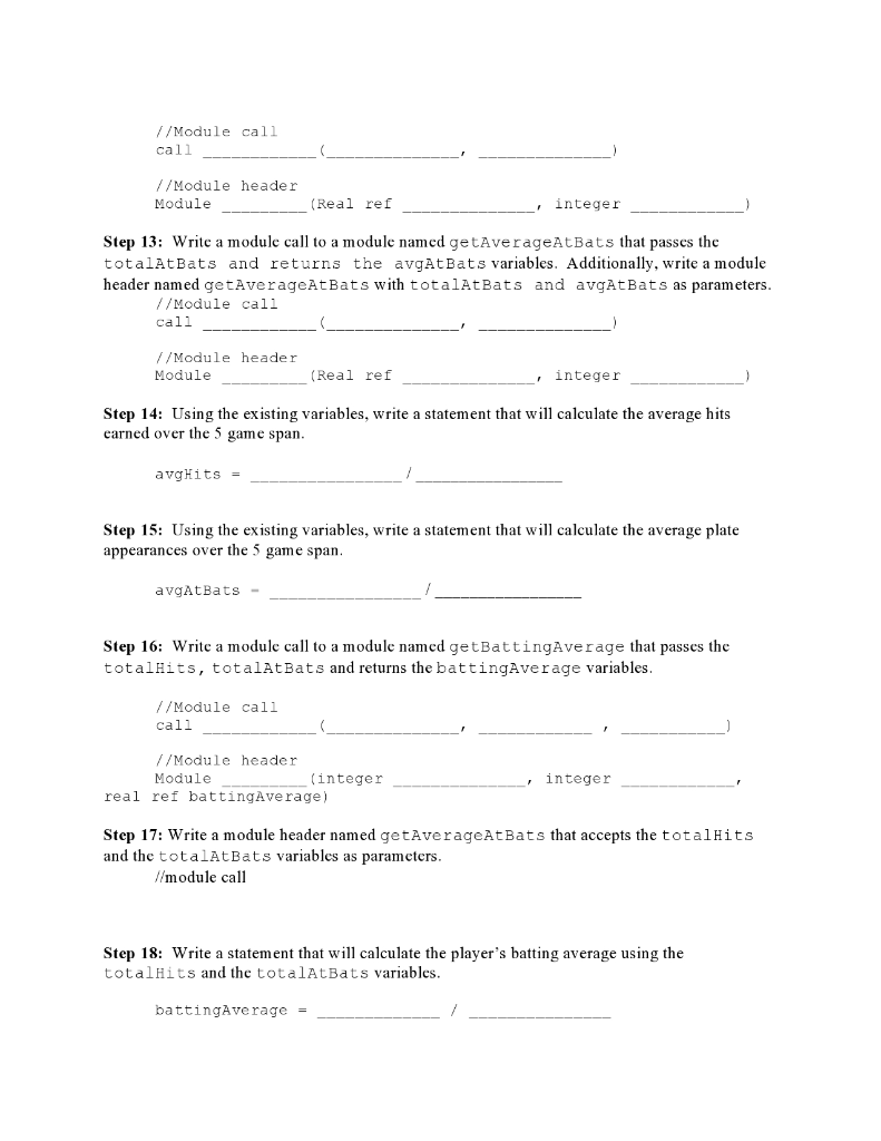 Solved Name Unit 6 Arrays And Pseudocode Critical Review