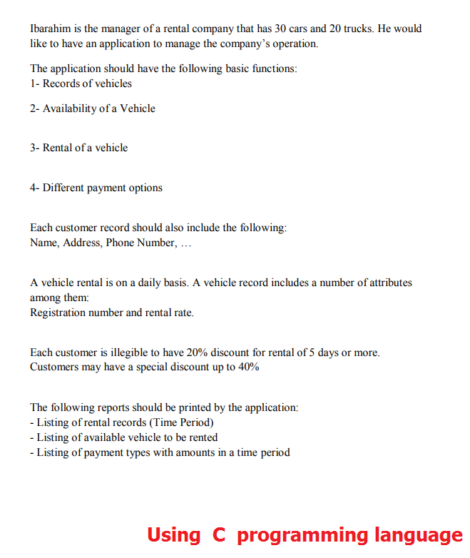 Solved Pls solution using C programming | Chegg.com