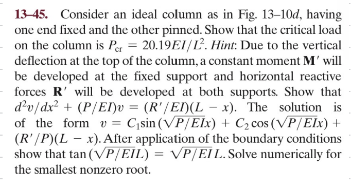 Solved asdfasd13-45. ﻿Consider an ideal column as in Fig. | Chegg.com