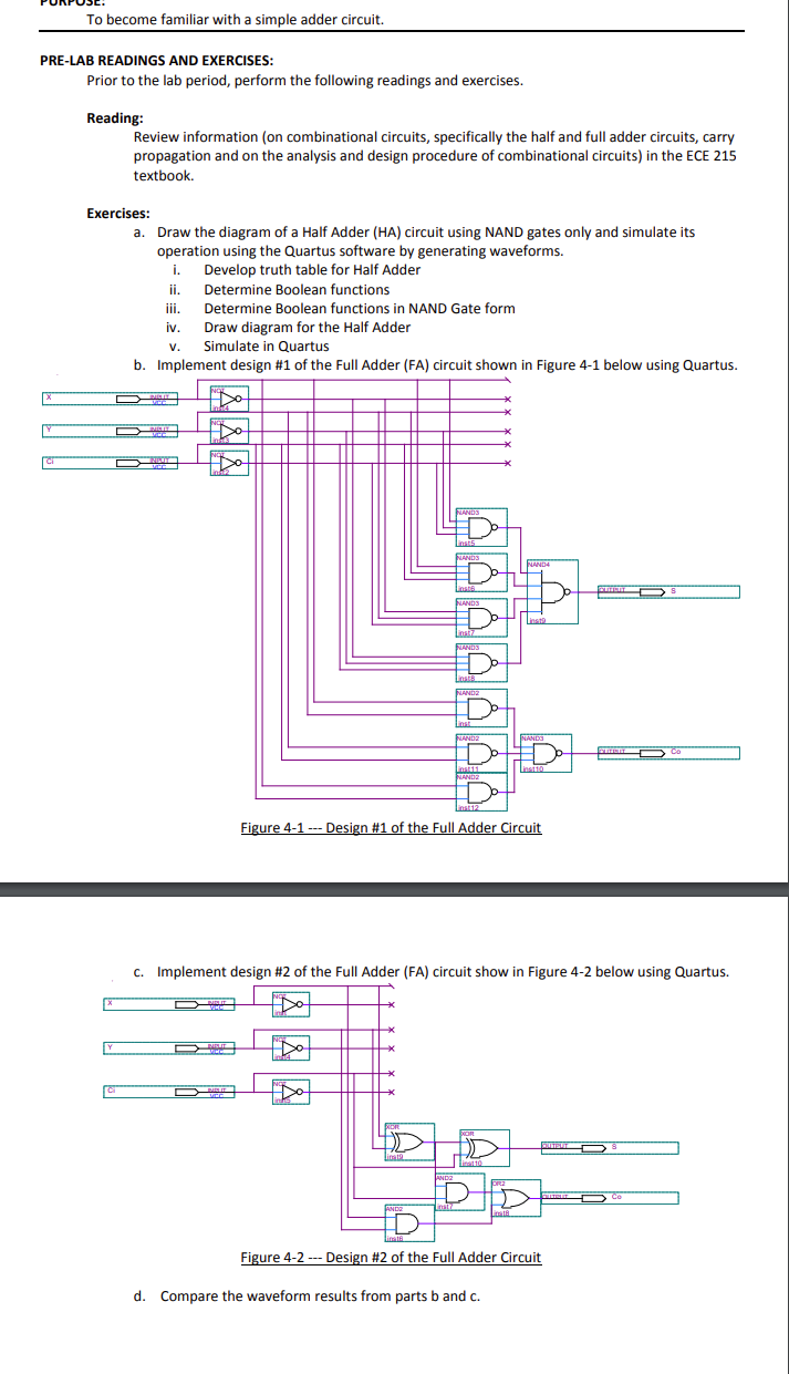 Solved PRE-LAB READINGS AND EXERCISES: Prior to the lab | Chegg.com