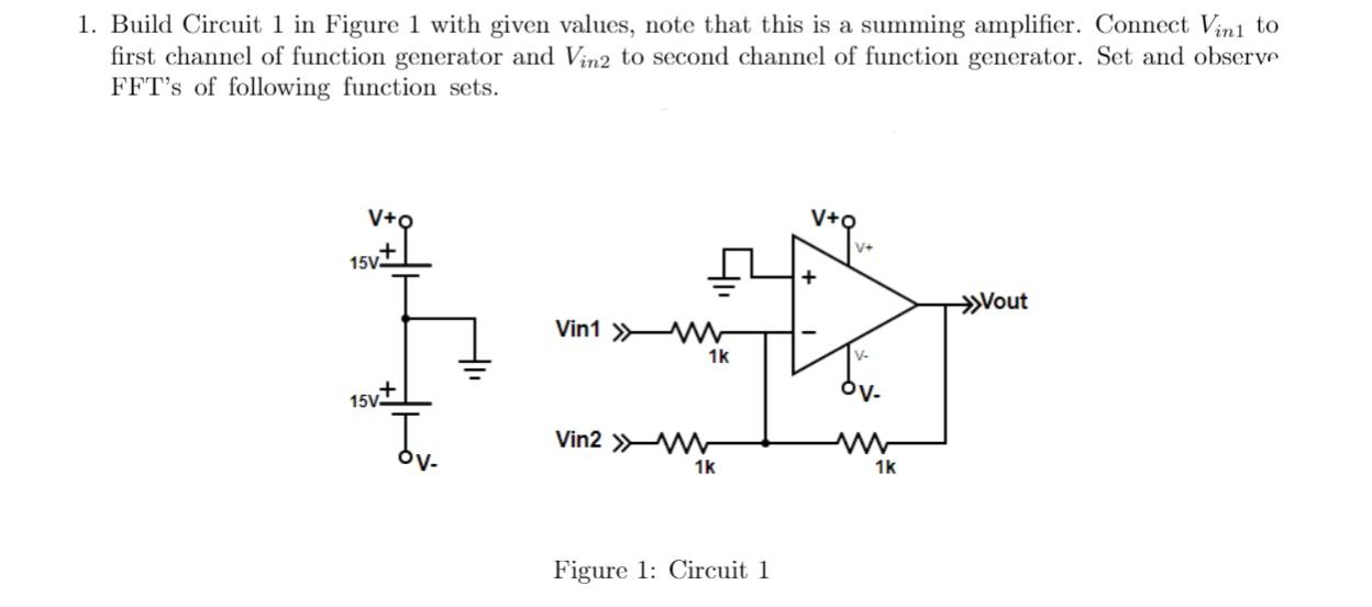 Solved ------ Simulate Circuits 1 and 2 in LTSpice using AC | Chegg.com