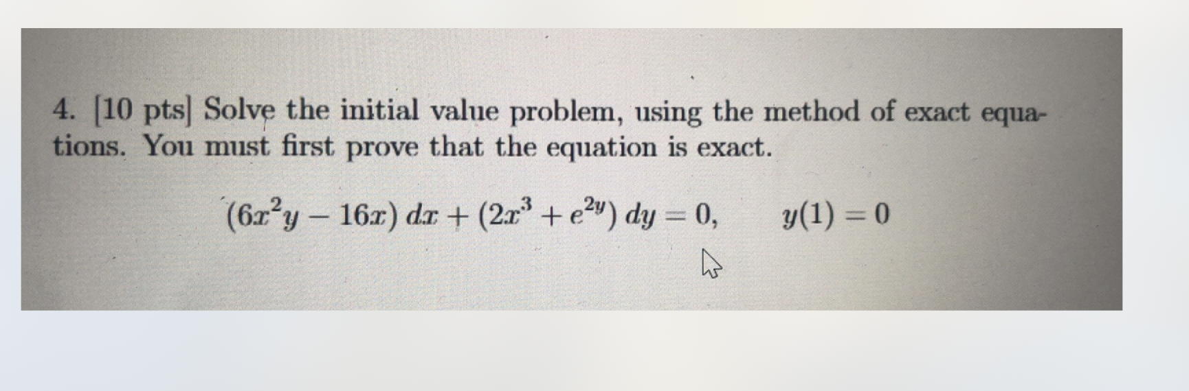 Solved 4. (10 pts) Solve the initial value problem, using | Chegg.com Solved 4. (10 pts) Solve the initial value problem, using | Chegg.com