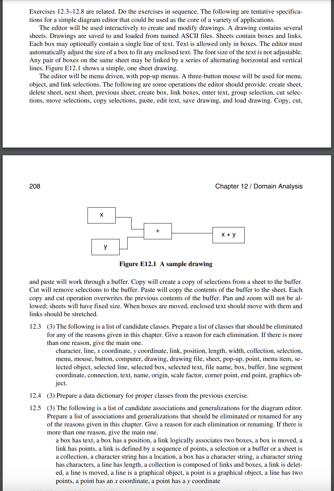 Solved Exercises 12.3-12.8 ﻿are related. Do the exercises in | Chegg.com