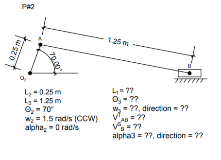 1. Construct the acceleration polygon. 2. How to | Chegg.com