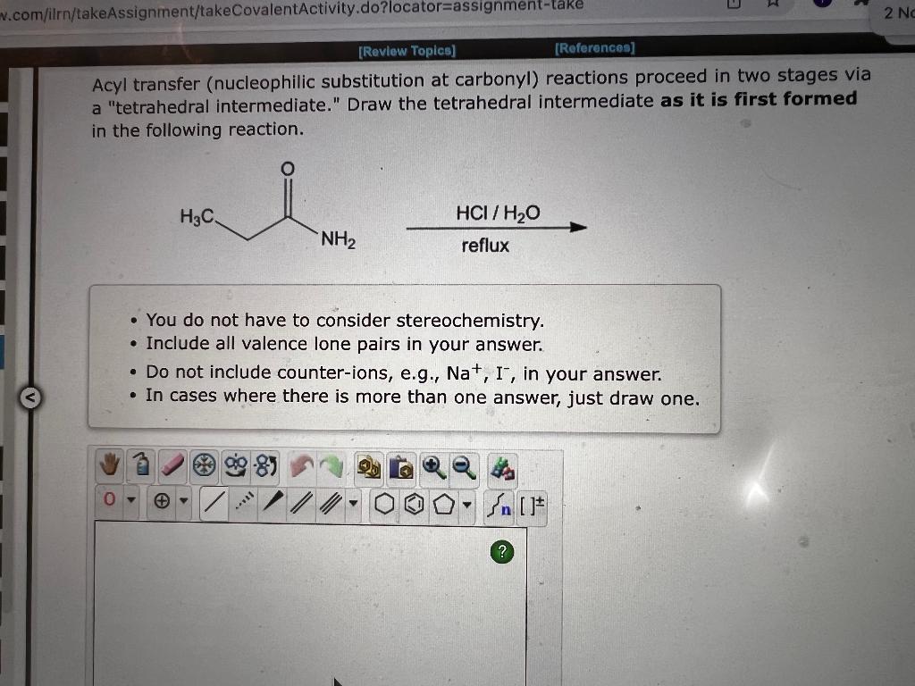 Solved Acyl transfer (nucleophilic substitution at carbonyl) | Chegg.com