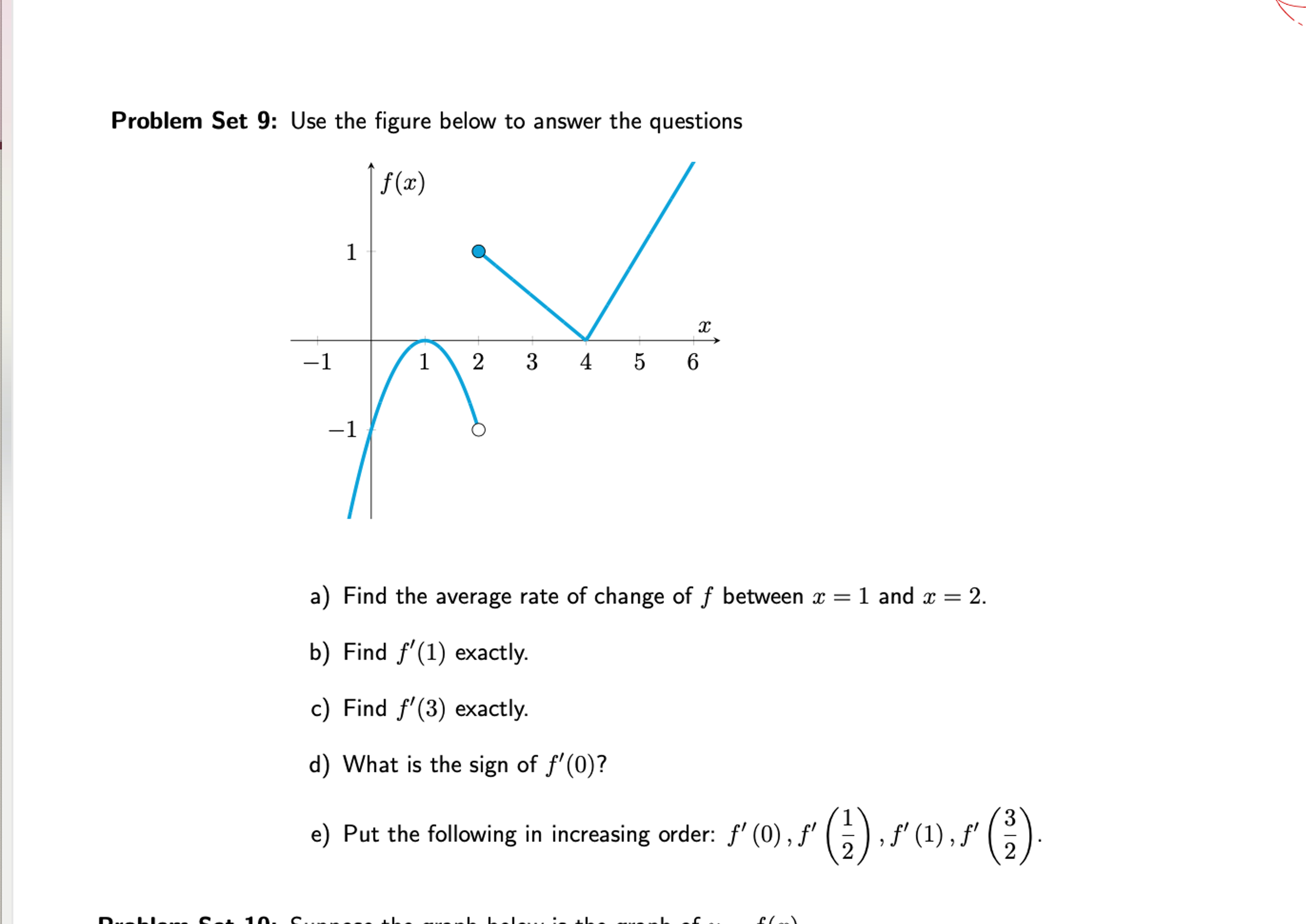 Solved Problem Set 9: Use the figure below to answer the | Chegg.com