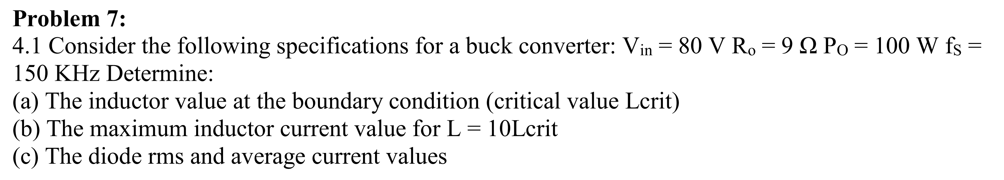 Solved Problem 7:4.1 ﻿Consider the following specifications | Chegg.com