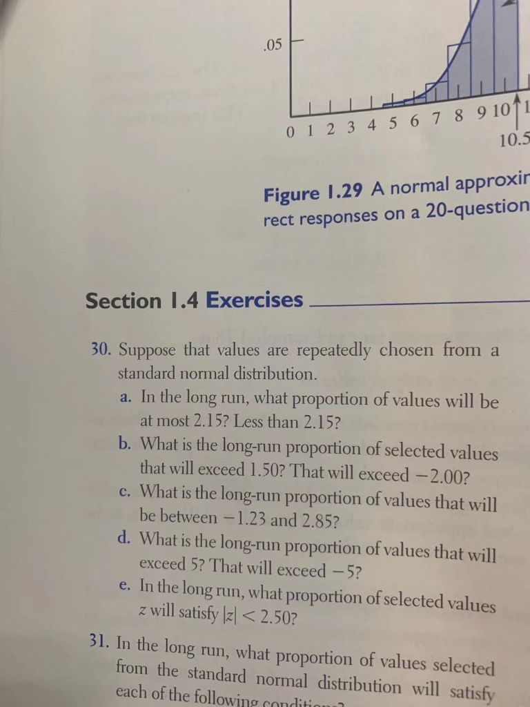 Solved .05 0 1 2 3 4 5 6 7 8 9 1011 10.5 Figure 1.29 A | Chegg.com