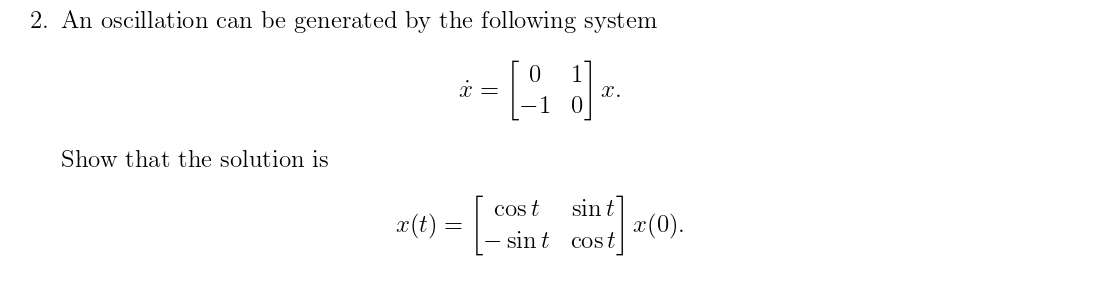 Solved 2. An oscillation can be generated by the following | Chegg.com