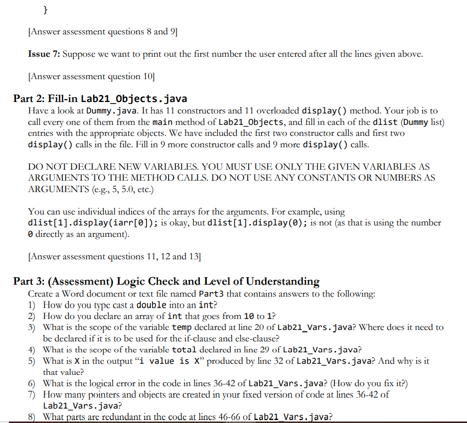 Overview This week's assignment will be a review | Chegg.com