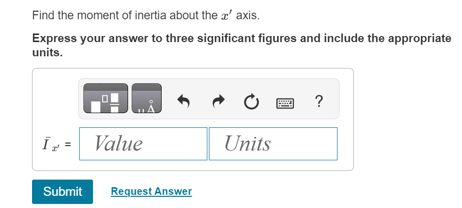 Solved Take that a=50 mm. Figure Part A Determine yˉ, which | Chegg.com