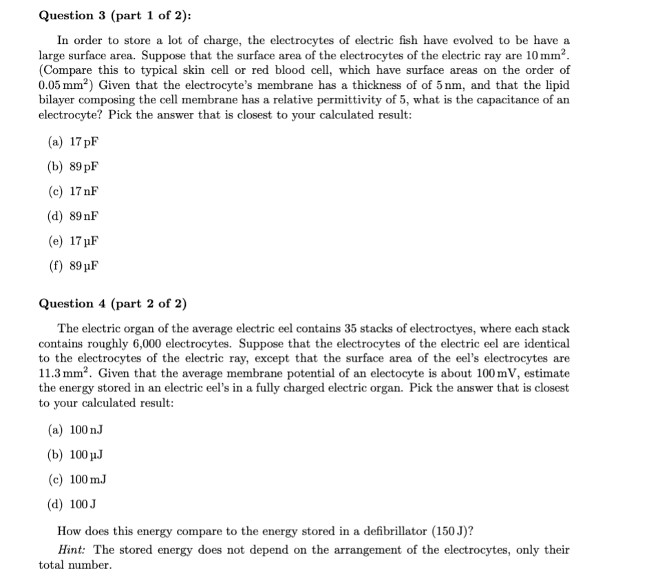 Solved Question 3 (part 1 of 2): In order to store a lot of | Chegg.com