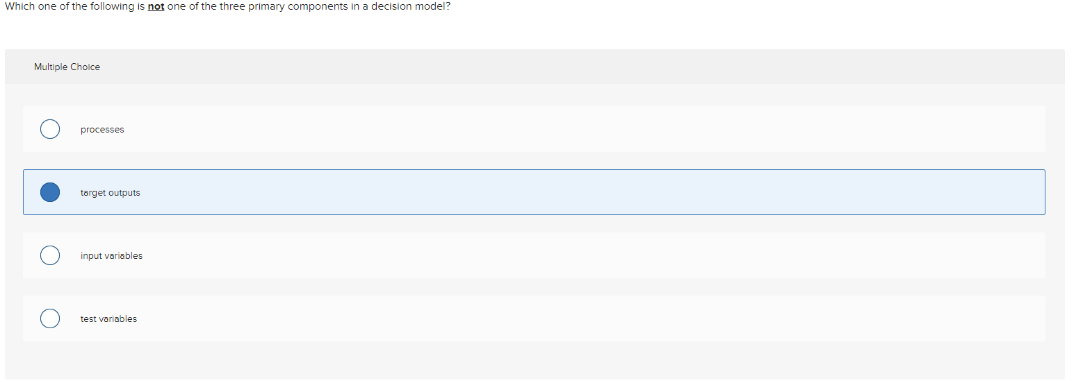Solved Which one of the following is not one of the three | Chegg.com