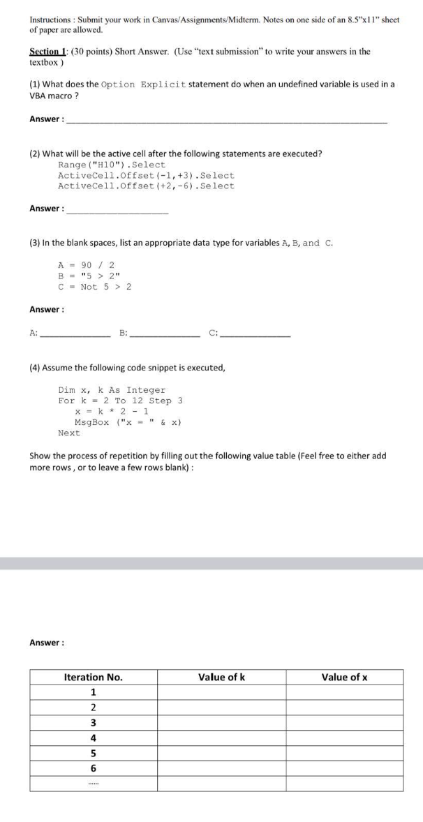 Solved Instructions : Submit your work in | Chegg.com