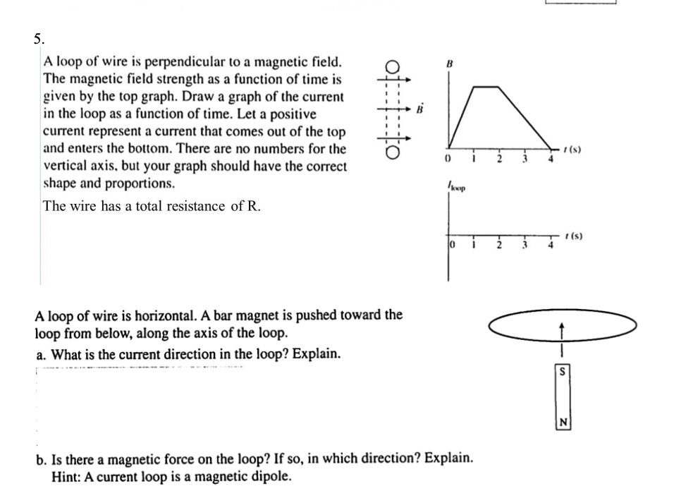 Solved A loop of wire is perpendicular to a magnetic field. | Chegg.com