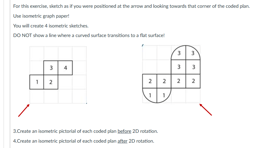 1. Before beginning the rotations, copy the coded | Chegg.com