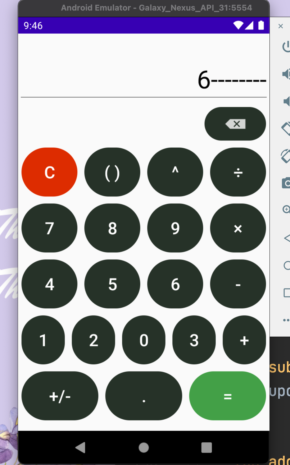 I need help developing code with my simple calculator | Chegg.com