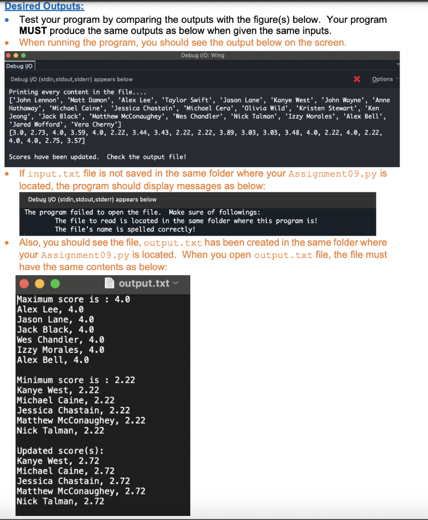 Solved Hi, I need help with creating a specific python | Chegg.com