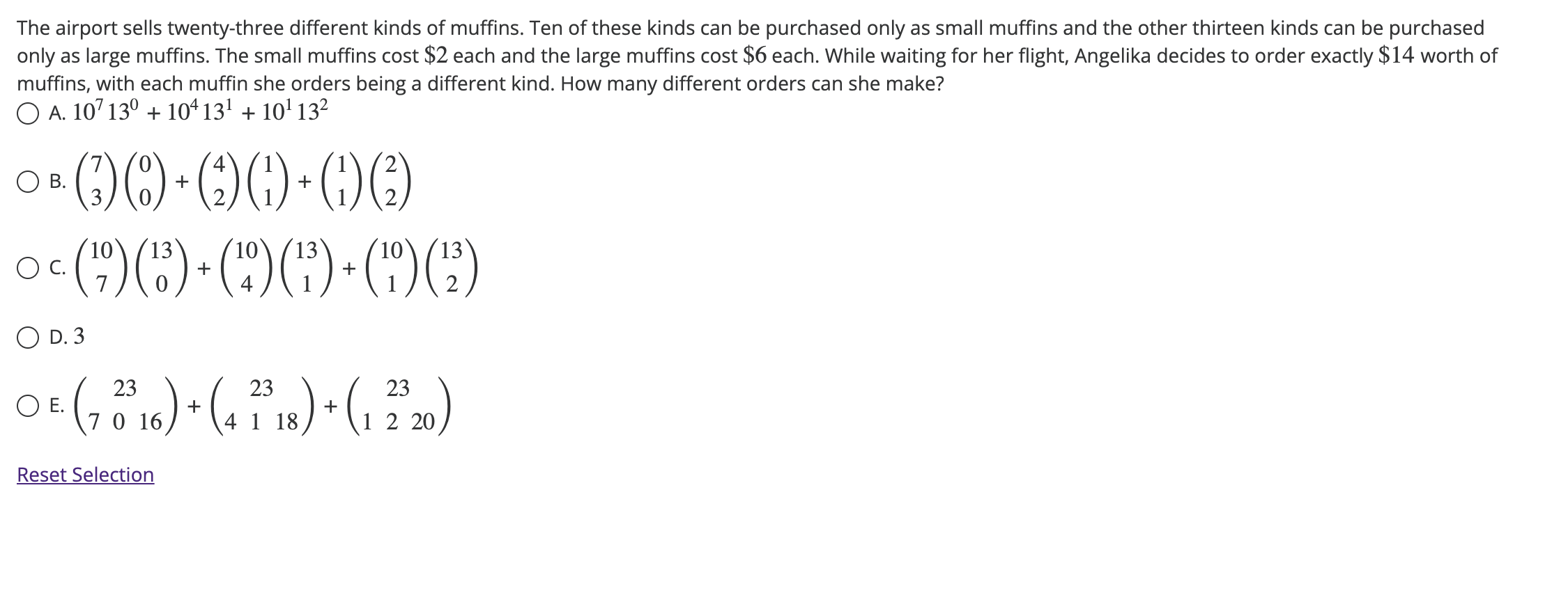 Solved The airport sells twenty-three different kinds of | Chegg.com