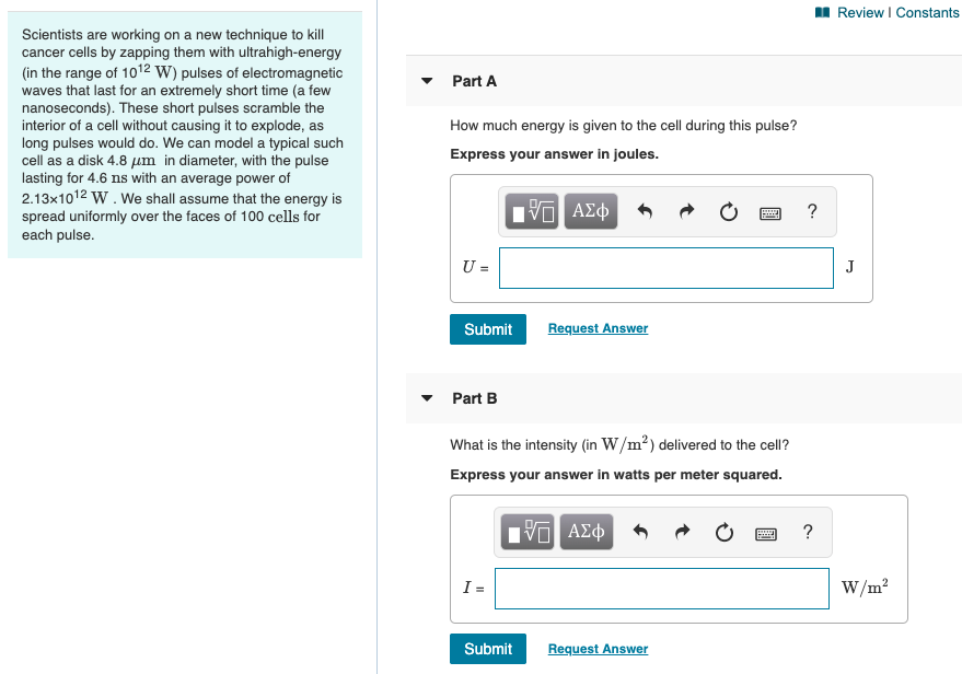 Solved Review Constants Part A Scientists are working on a | Chegg.com