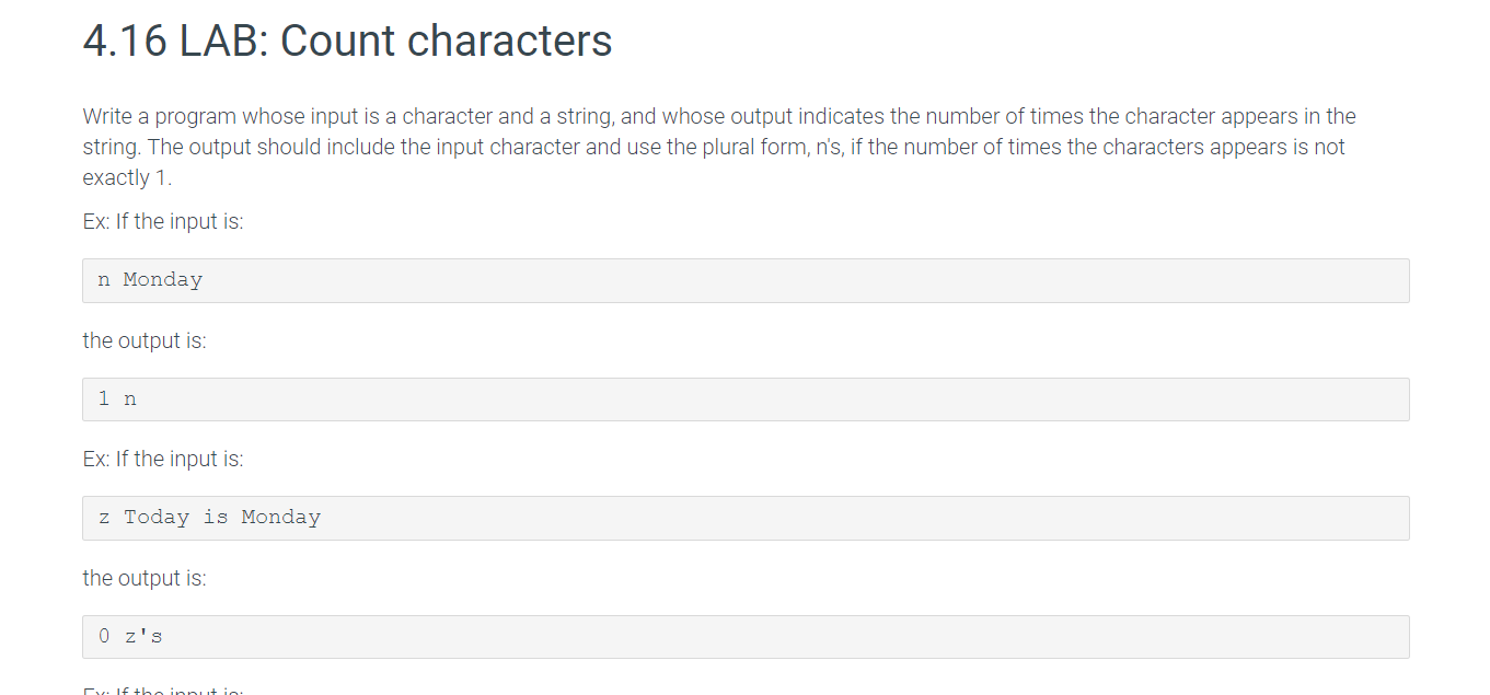 Solved Write A Program Whose Input Is A Character And A 3620