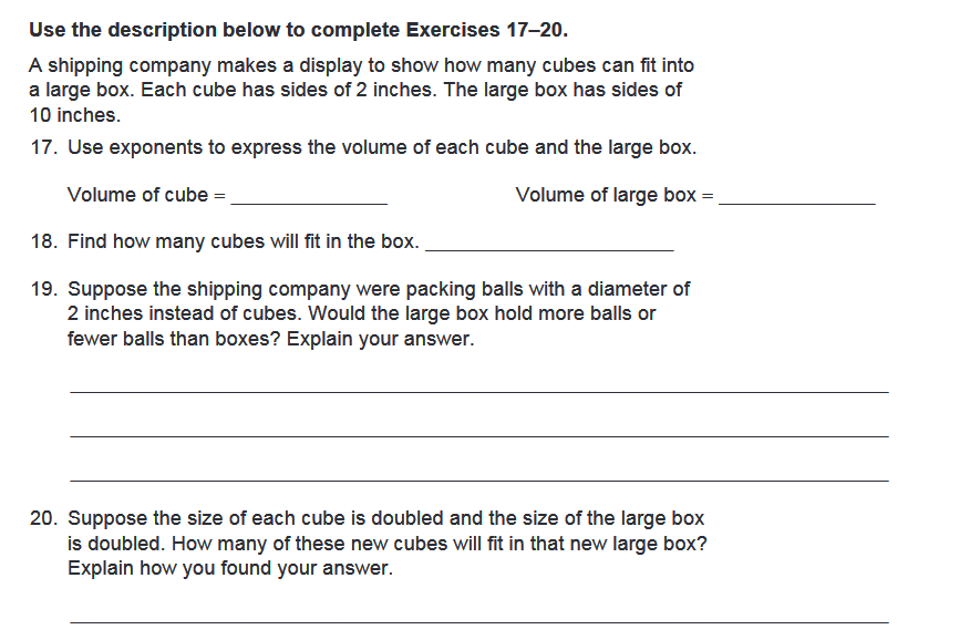 Solved Use the description below to complete Exercises | Chegg.com
