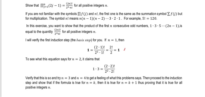 Solved Show That Ity-(2j2 For All Positive Integers N. If 