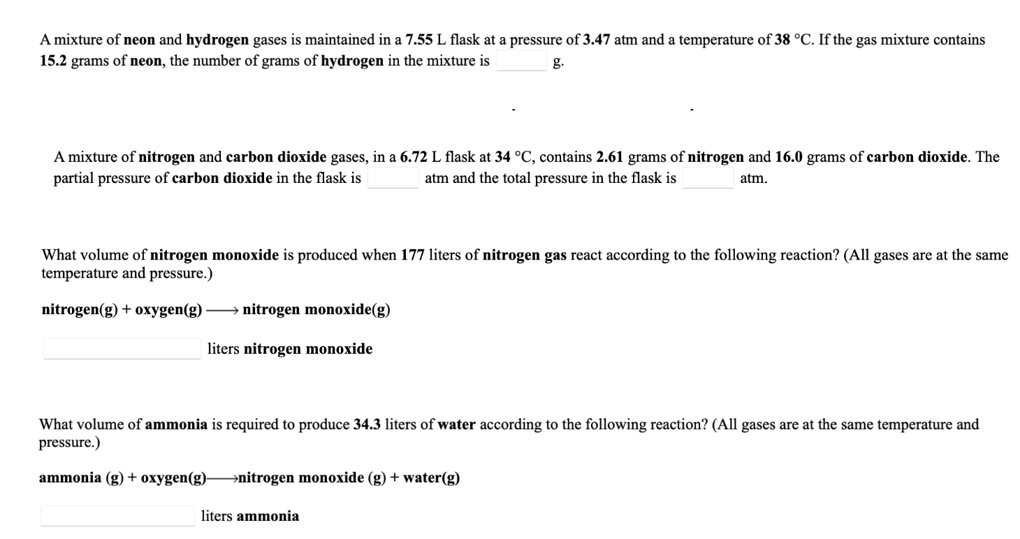 Solved A mixture of neon and hydrogen gases is maintained in | Chegg.com