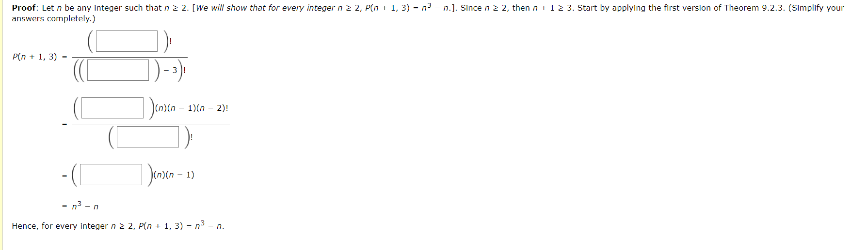 Solved Proof: Let n be any integer such that n > 2. [We will | Chegg.com