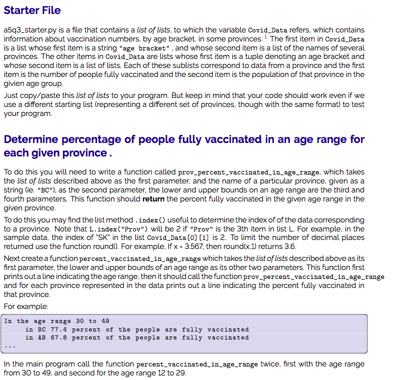 Solved Starter File a5q3_starter.py is a file that contains | Chegg.com