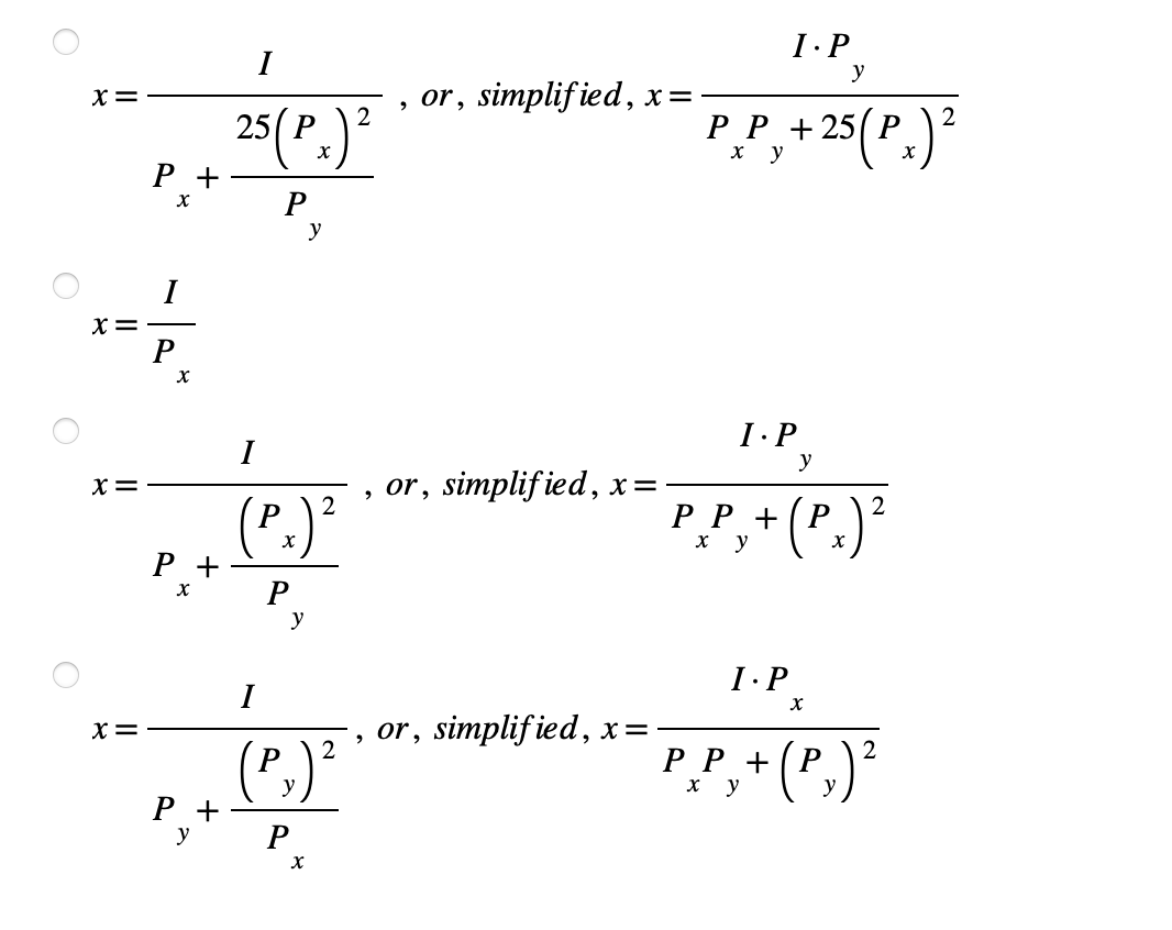 Solved Suppose that a consumer's utility is given by | Chegg.com