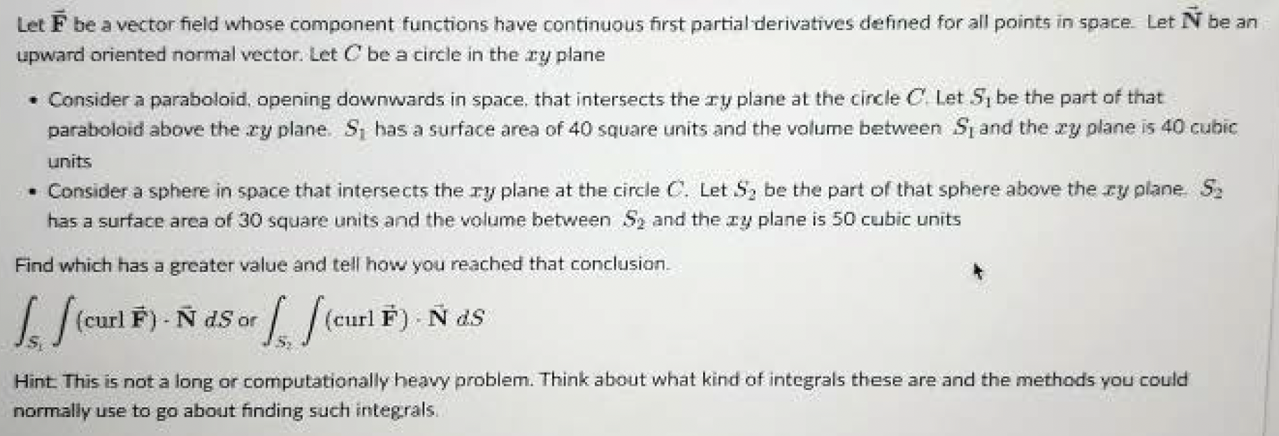 Solved Let vec(F) ﻿be a vector field whose component | Chegg.com