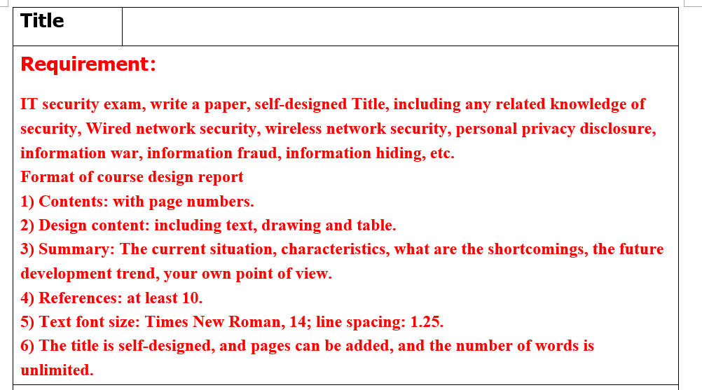 Solved the subject is information security in computer | Chegg.com