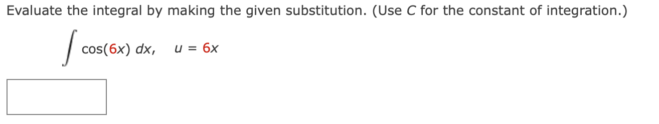 Solved Evaluate the integral by making the given | Chegg.com