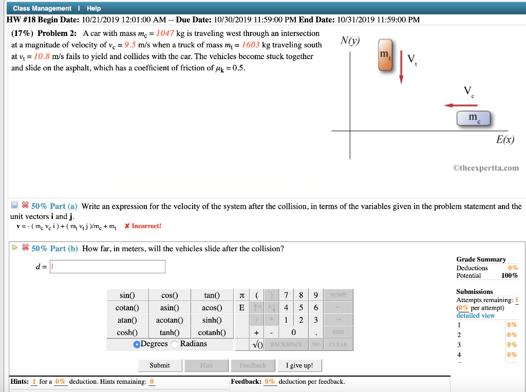 Solved Class Management | Help HW #18 Begin Date: 10/21/2019 | Chegg.com