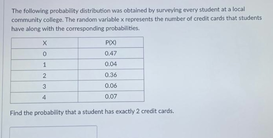 Solved find the mean for the random variable X. ﻿Round to | Chegg.com
