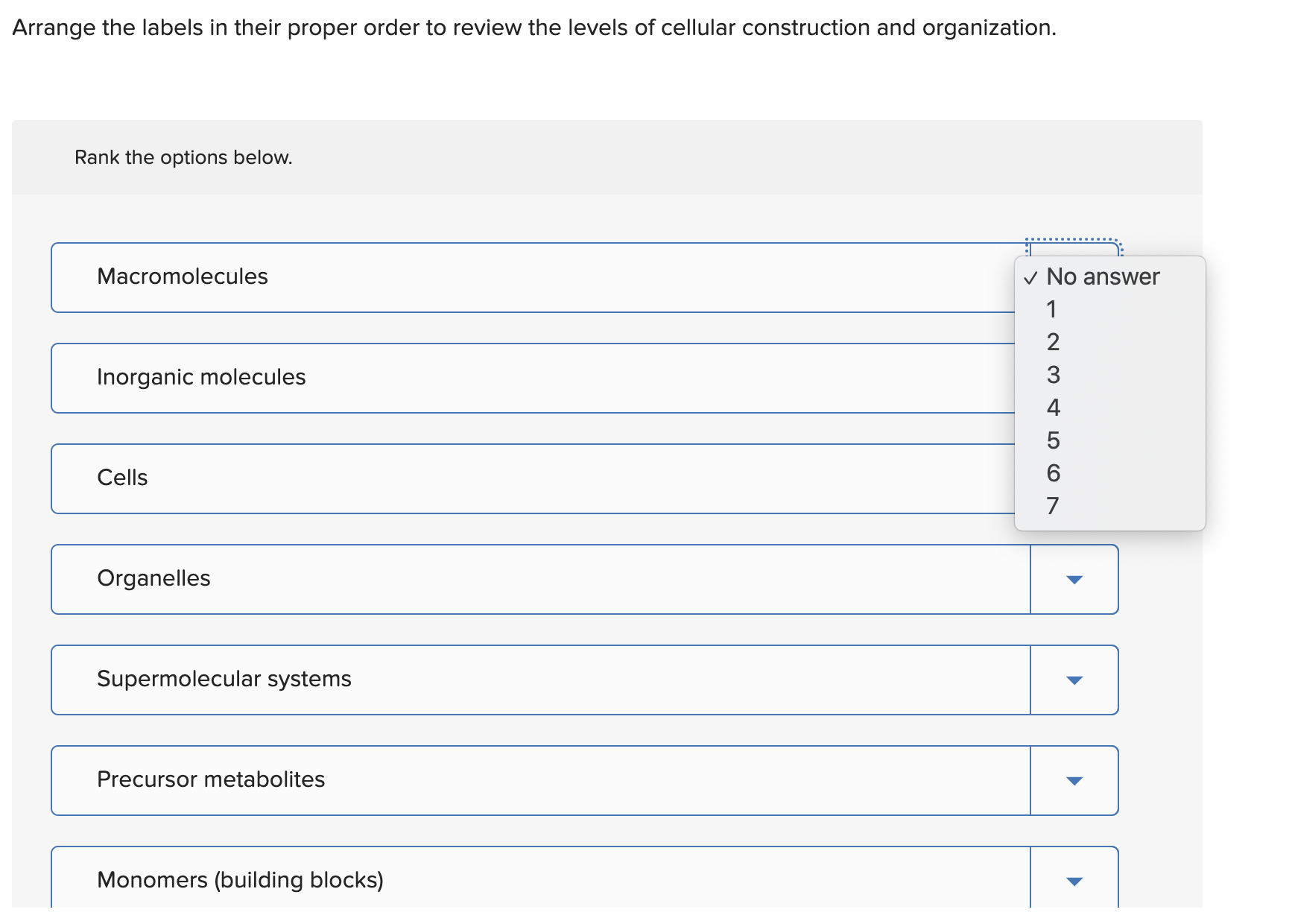 Solved Arrange the labels in their proper order to review | Chegg.com