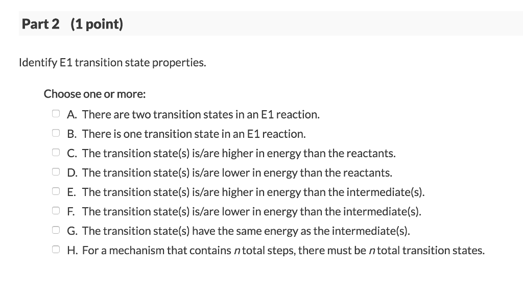 Solved Choose the answers that best describe the | Chegg.com