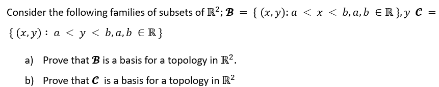 Solved Consider the following families of subsets of | Chegg.com