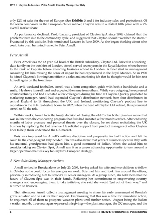 Solved Please read the case below and summarize the main | Chegg.com